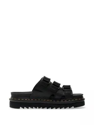 Dr. Martens Raine Athena Touch-strap Leather Slides - Black