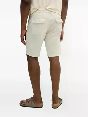 LINDBERGH Drawstring-waist Logo-patch Shorts