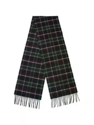 Fred Perry Tartan-check Scarf - Blue