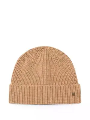 Claudie Pierlot Knitted Wool Beanie - Neutrals