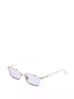 GAST Aurea Rectangle-frame Sunglasses - Silver