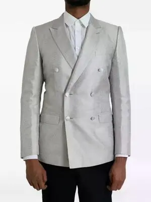 Dolce & Gabbana Martini Double-breasted Blazer - Grey