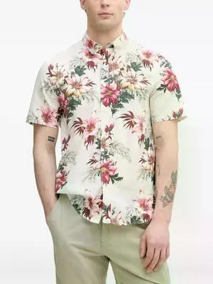 LINDBERGH Floral-print Button-down Shirt