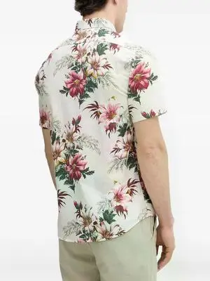 LINDBERGH Floral-print Button-down Shirt