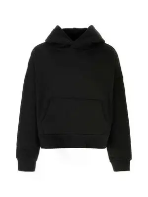 ENTIRE STUDIOS Oversized Cotton Hoodie - Black