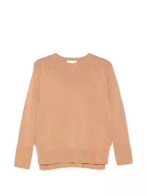 VELA SHOP Ribbed-knit Raglan-sleeve Sweater - Neutrals