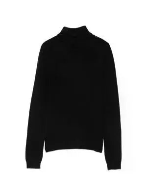 VELA SHOP Roll-neck Sweater - Black