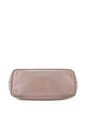Prada Double Zip Lux Saffiano Leather Medium Tote Bag