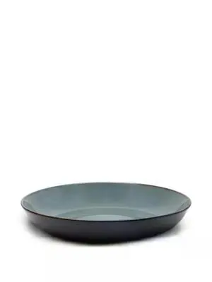 SERAX Glazed Stoneware Deep Plate - Blue