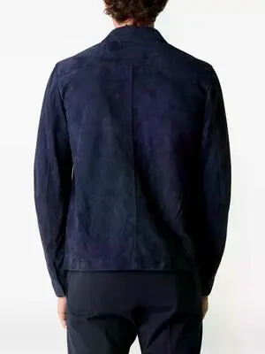 TOM FORD Suede-effect Flap-pocket Shirt Jacket