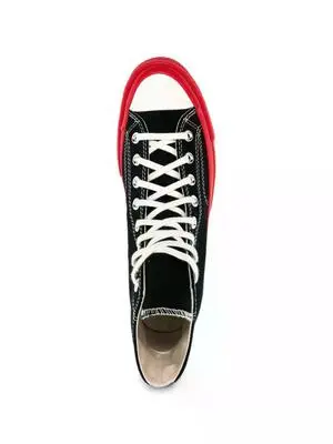 CONVERSE X COMME DES GARONS PLAY Heart-print High-top Sneakers
