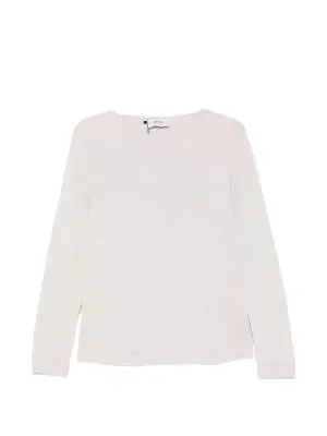 VELA SHOP Fine-knit Boat-neck Sweater