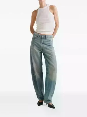 DL1961 Miro Faded-effect Barrel-leg Jeans