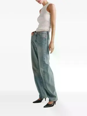 DL1961 Miro Faded-effect Barrel-leg Jeans