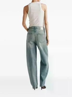 DL1961 Miro Faded-effect Barrel-leg Jeans