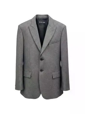 Black Label Single-breasted Blazer - Grey