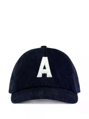 AUTRY Corduroy Logo-patch Baseball Cap