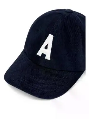AUTRY Corduroy Logo-patch Baseball Cap