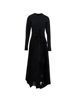 3.1 Phillip Lim Belted Floral-jacquard Maxi Dress