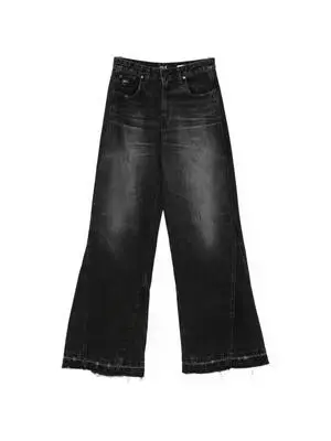 LOIS Skater Flare Distressed Flared Jeans