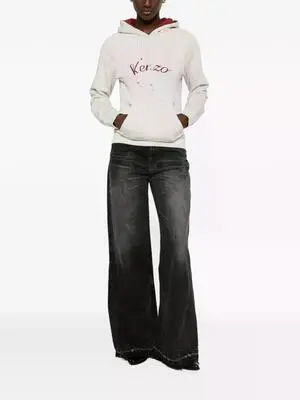 LOIS Skater Flare Distressed Flared Jeans