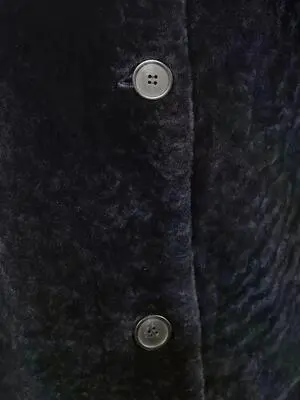 ARMA Shearling-texture Button-up Jacket