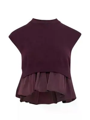 3.1 Phillip Lim Pleated-peplum Sweater