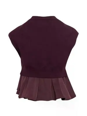3.1 Phillip Lim Pleated-peplum Sweater
