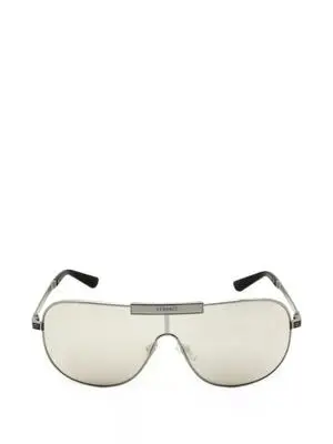 Versace Shield-frame Sunglasses - Silver