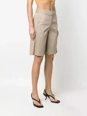Palm Angels Reverse Waistband Knee-length Shorts