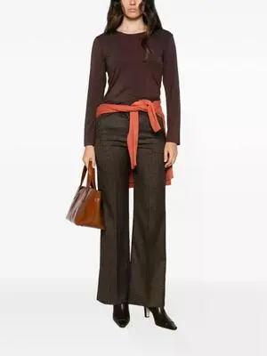 VELA SHOP Long-sleeve T-shirt - Brown