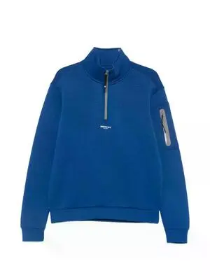 MURPHY&NYE Scrupper Logo-print Quarter-zip Sweatshirt