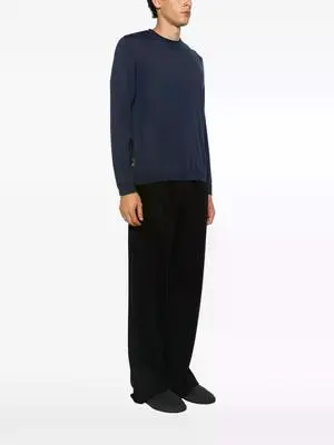 Emporio Armani Logo-patch Wool Sweater