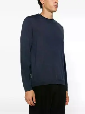 Emporio Armani Logo-patch Wool Sweater