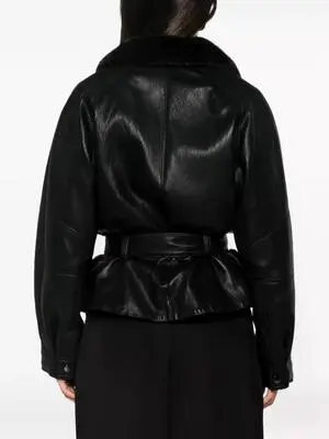 VALENTINI 1972 Faux-fur Belted Jacket
