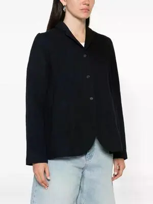 Apuntob Button-up Notched-lapel Blazer