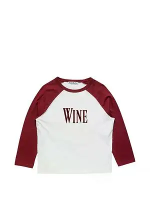 Acne Studios Wine Graphic T-shirt - White