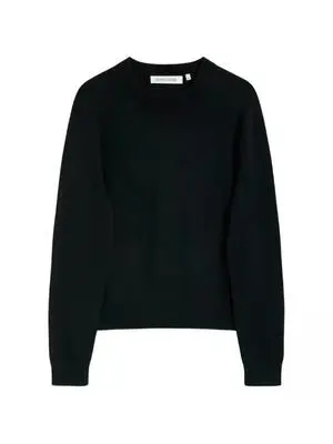 SUNFLOWER Moon Cropped Sweater - Black