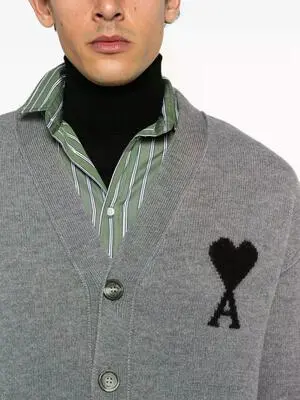 AMI Paris V-neck Cardigan