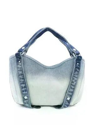 DIESEL® D-one-small Top-handle Bag In Crystal-solarised Denim