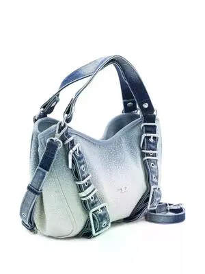 DIESEL® D-one-small Top-handle Bag In Crystal-solarised Denim