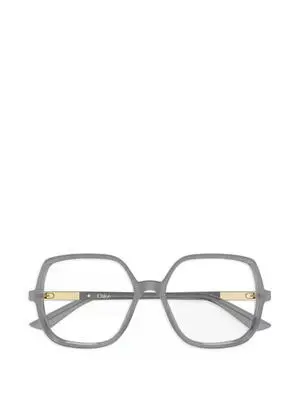 Chloé Square-frame Glasses - Grey