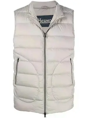 Herno Padded Down Gilet - Grey