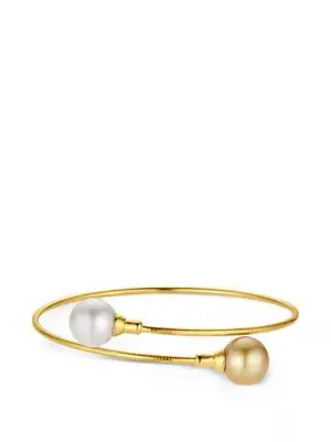 BAGGINS South Sea Pearl Wire Bangle Bracelet