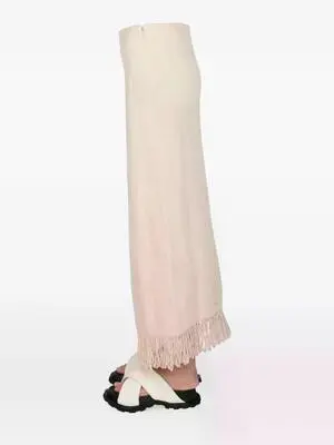 JIL SANDER Fringed Wrap Skirt