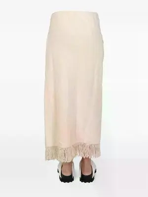 JIL SANDER Fringed Wrap Skirt