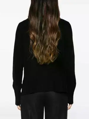 VELA SHOP High-neck Ribbed-trim Sweater