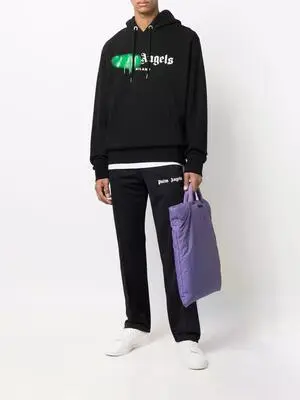 Palm Angels Milano Sprayed-logo Hoodie
