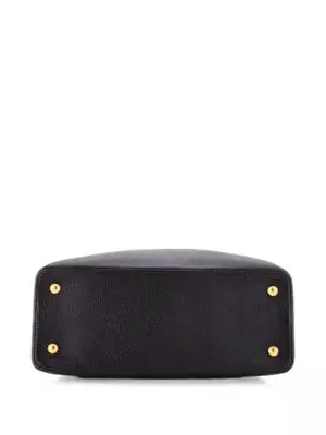 LOUIS VUITTON Capucines Bag Leather Mm Satchel