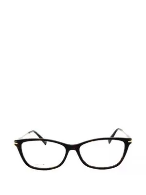 Tommy Hilfiger Tortoiseshell-effect Rectangle-frame Glasses - Brown
